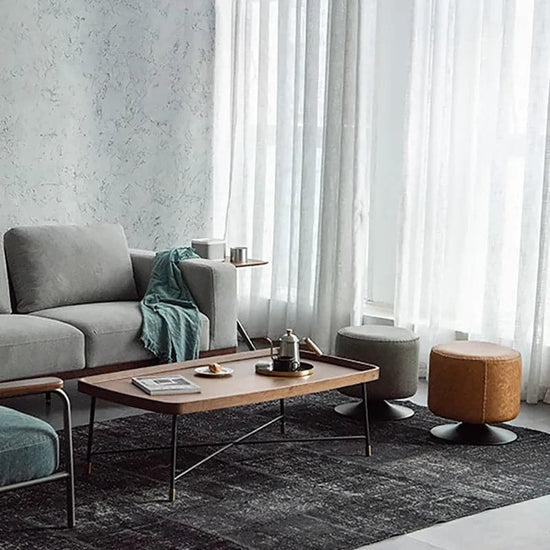 Modern Swivel Vanity Stool Brown Round Vanity Chair with Metal Base fo ...