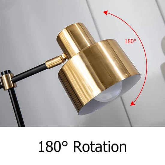 Modern Table Lamp with Wireless Charger USB 1-Light Desktop Touch Lamp ...